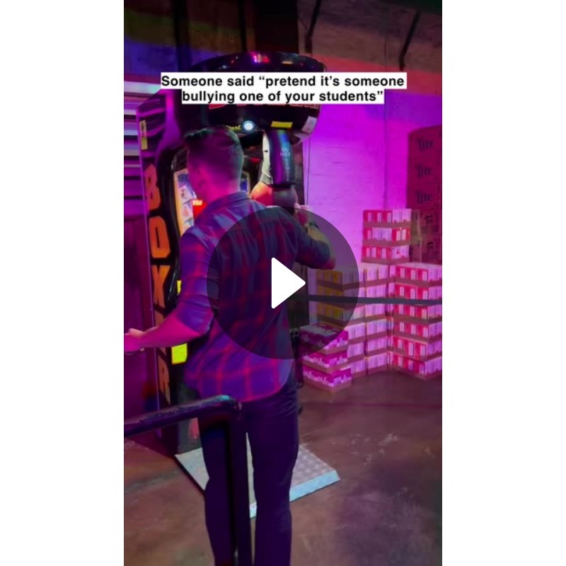 Someone said “pretend it’s someone bullying one of your students ...