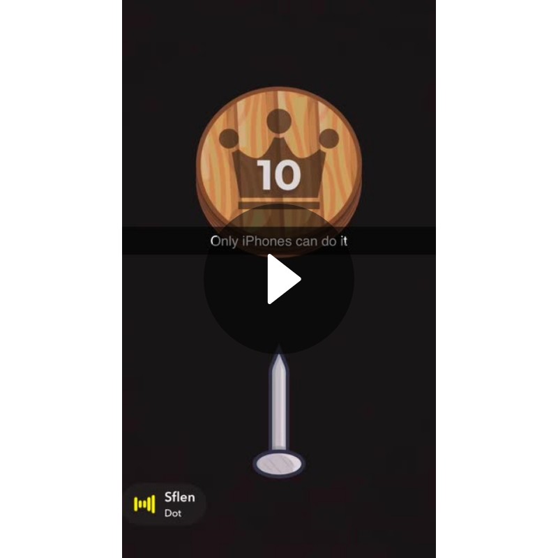 Only iPhones can do it | Spotlight on Snapchat