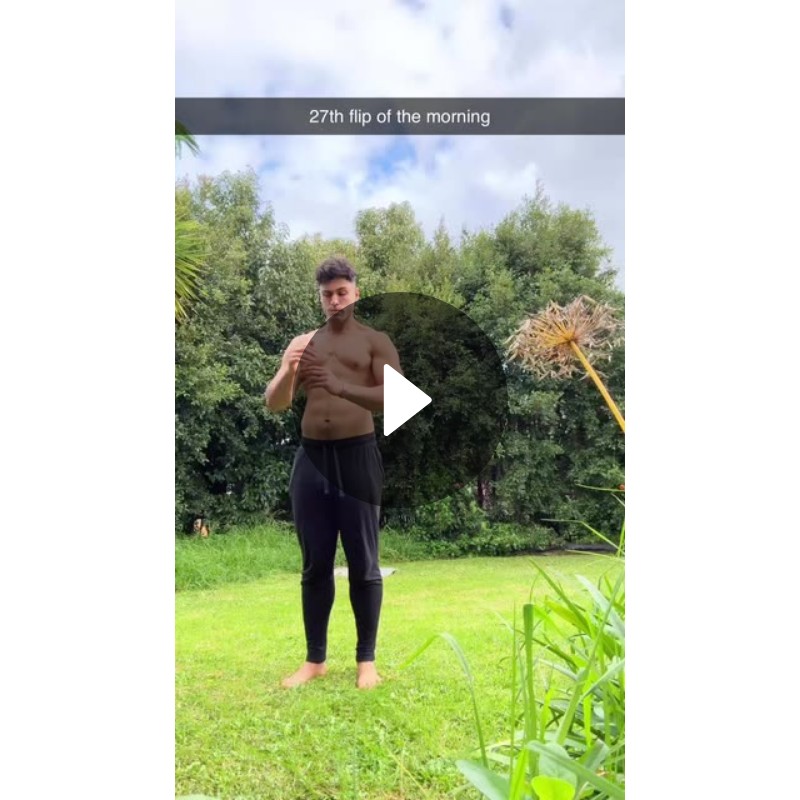 27th flip of the morning | Spotlight on Snapchat