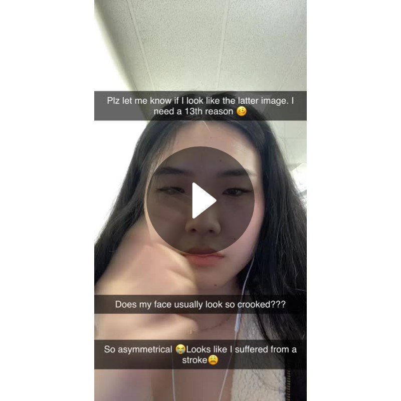 Does my face usually look so crooked??? | So asymmetrical 😭Looks like I ...