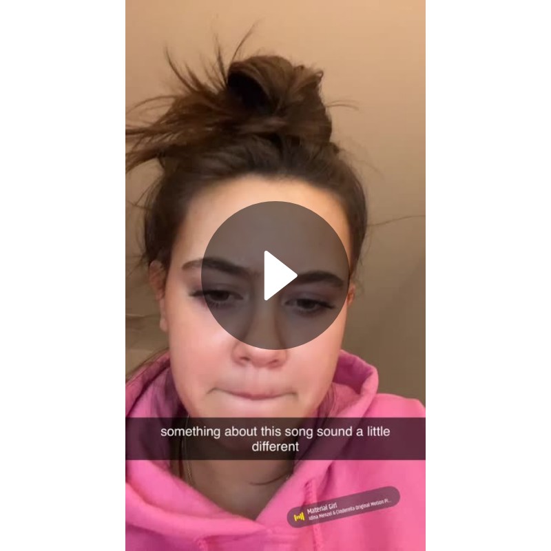 something about this song sound a little different | Spotlight on Snapchat