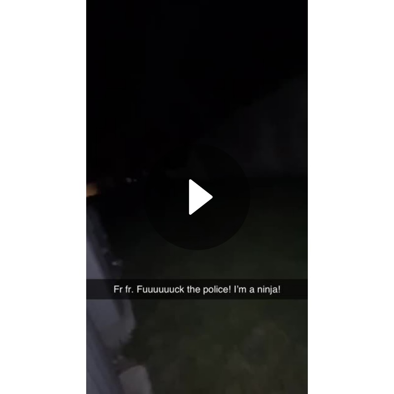 Fr fr. Fuuuuuuck the police! I’m a ninja! | Spotlight on Snapchat