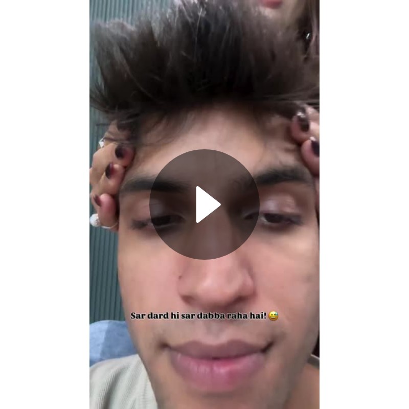 Diksha Pawar's Viral Hair Styling Moment | Sar Dard Hi Sar Dabba Raha ...