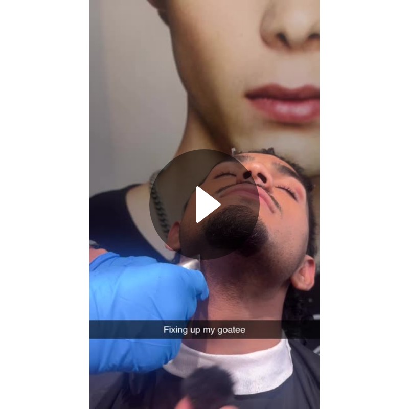 Fixing up my goatee | Spotlight on Snapchat