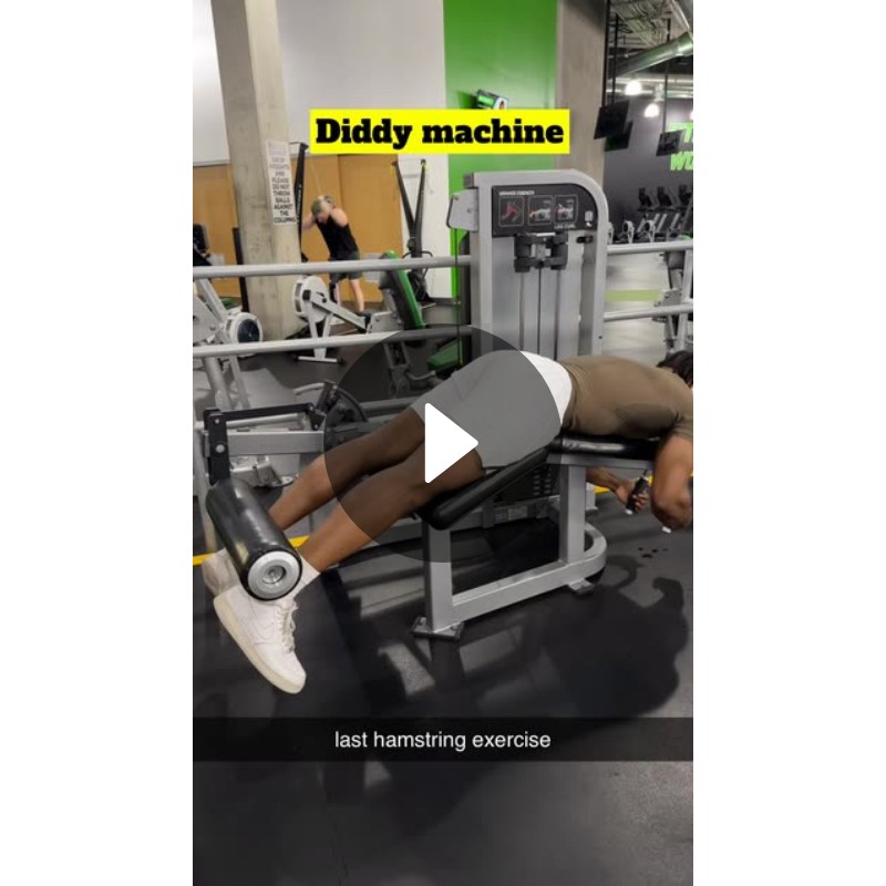Diddy machine | last hamstring exercise | Spotlight on Snapchat