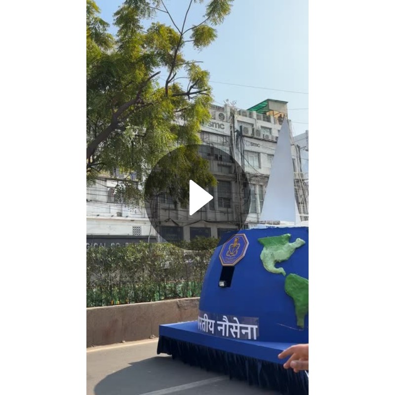 Indian Navy Floats in Republic Day Parade: Aerial Views of INS Arihant ...