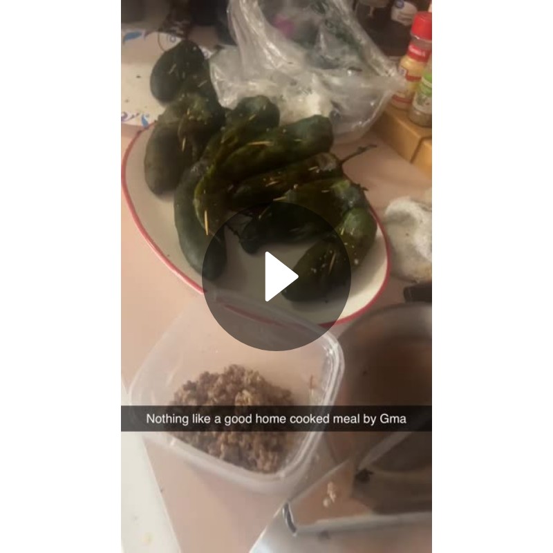 Nothing like a good home cooked meal by Gma | Spotlight on Snapchat