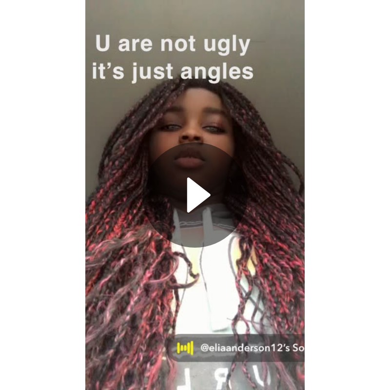 U are not ugly it’s just angles | Spotlight on Snapchat