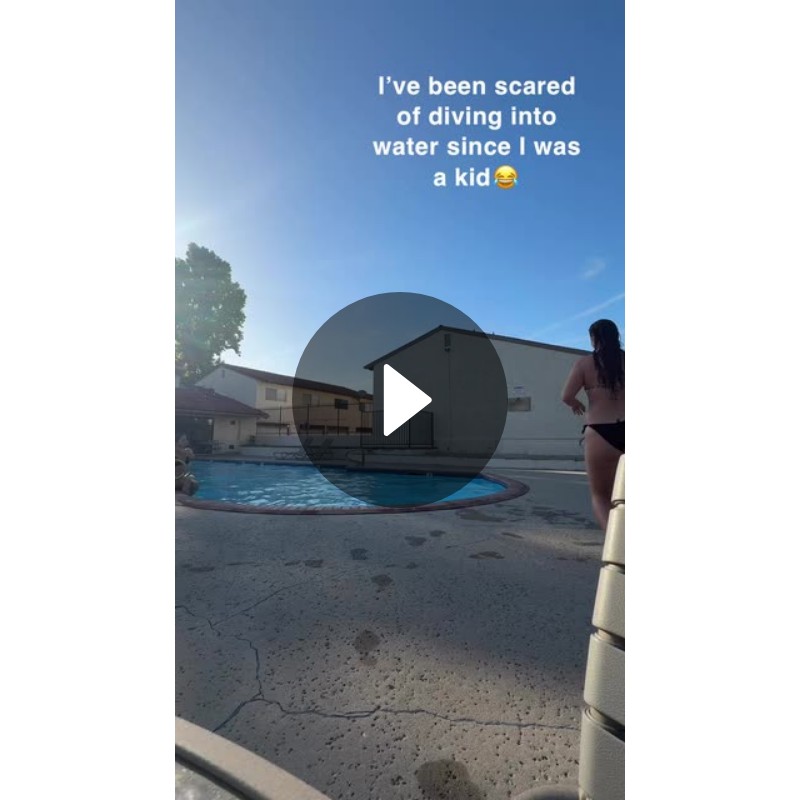 I’ve been scared of diving into water since I was a kid😂 | Spotlight on ...
