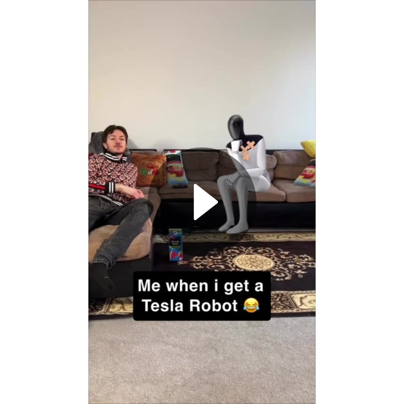 Me when i get a Tesla Robot 😂 | Spotlight on Snapchat