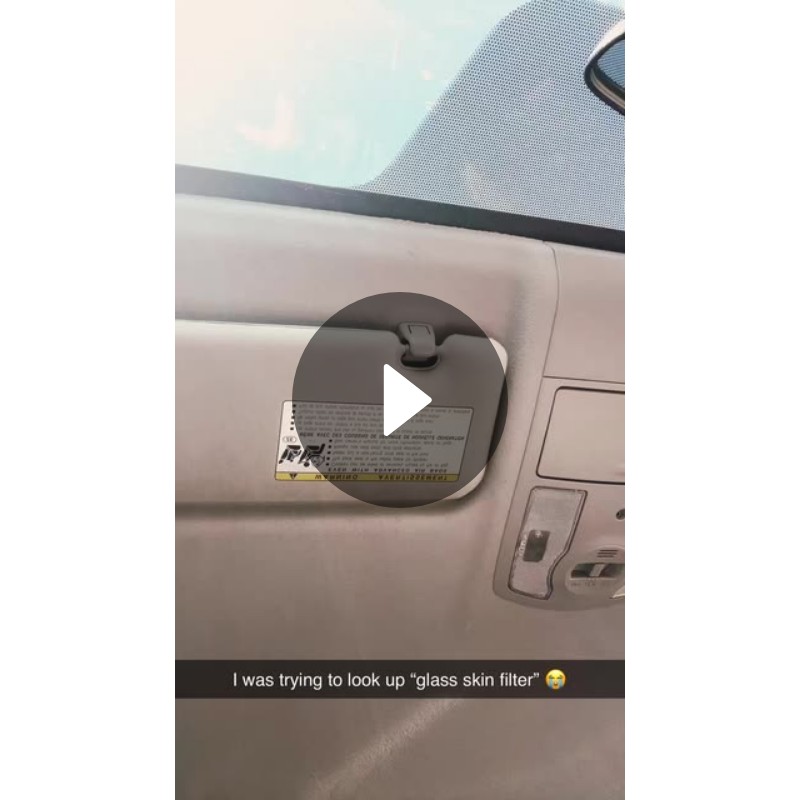 I was trying to look up “glass skin filter” 😭 | Spotlight on Snapchat