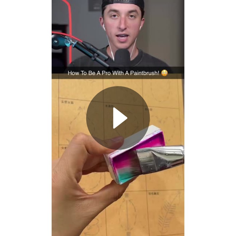 How To Be A Pro With A Paintbrush! 😳 | Spotlight on Snapchat