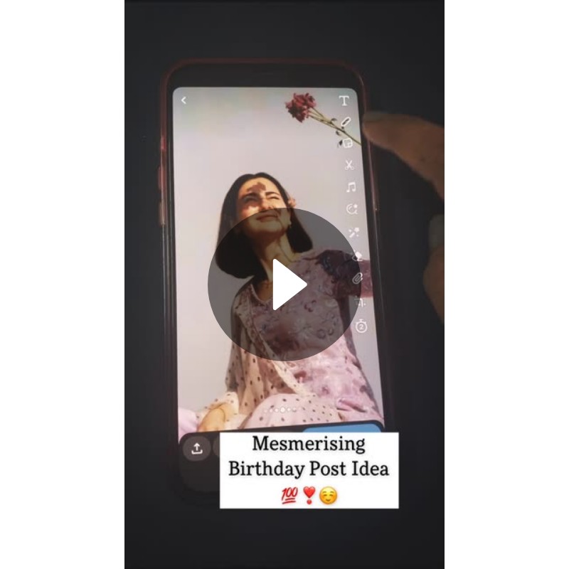 Mesmerising Birthday Post Idea 💯 ️☺️ | Spotlight on Snapchat