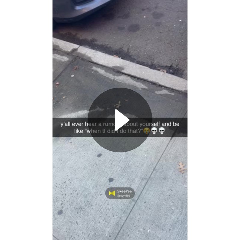 y'all ever hear a rumour about yourself and be like "when tf did I do ...