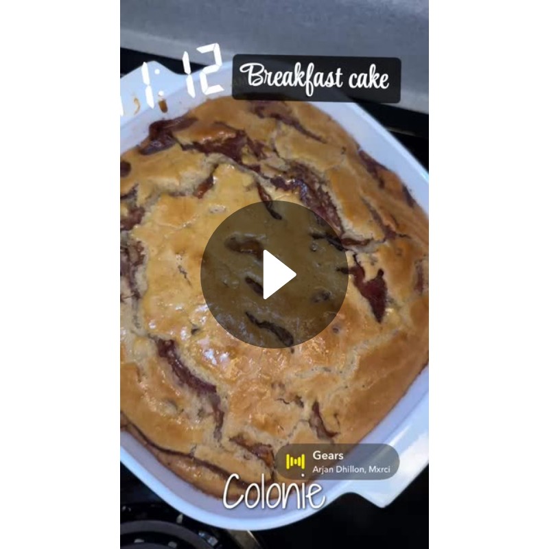 Breakfast cake | Spotlight on Snapchat
