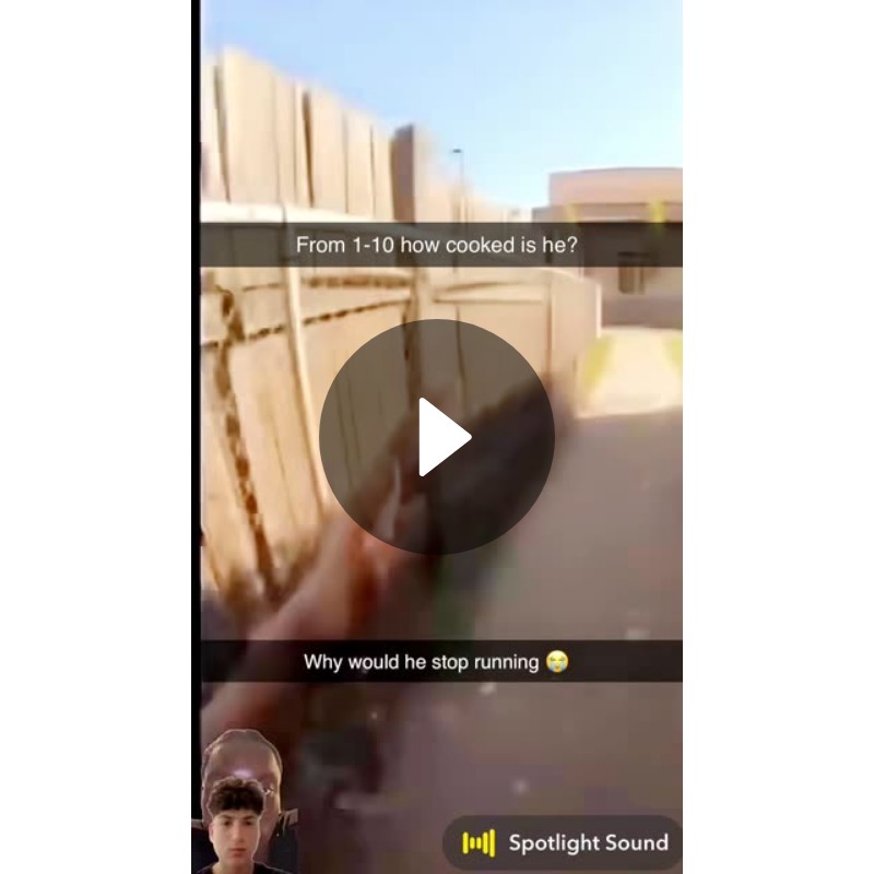 From 1-10 how cooked is he? | Spotlight on Snapchat
