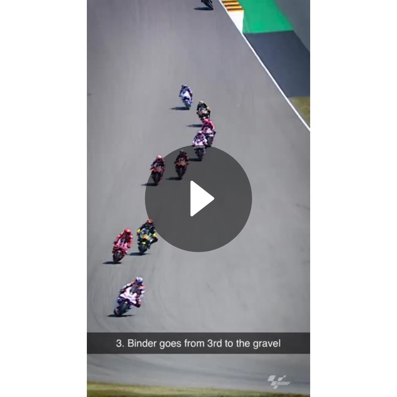 3. Binder goes from 3rd to the gravel | Spotlight on Snapchat