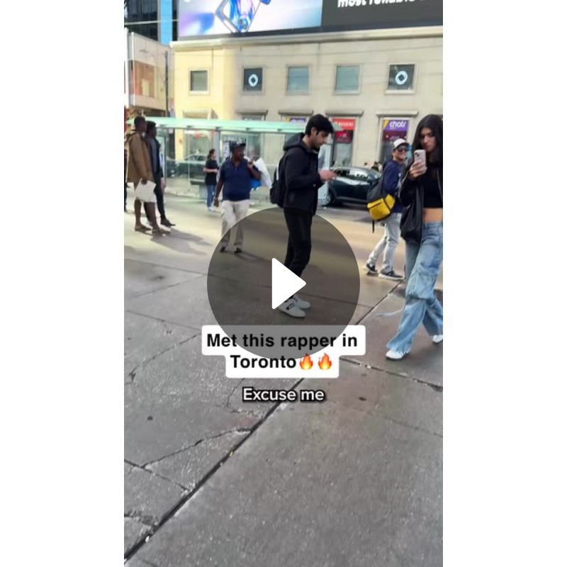 Met this rapper in Toronto🔥🔥 | Spotlight on Snapchat