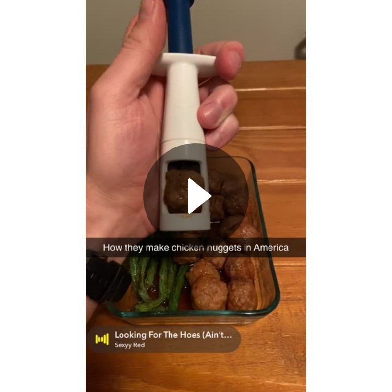 How they make chicken nuggets in America | Spotlight on Snapchat
