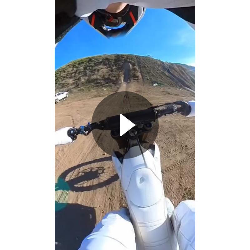 Nick Tomasunas' Epic Dirt Bike Stunt on a Sunny Hillside | Video by ...