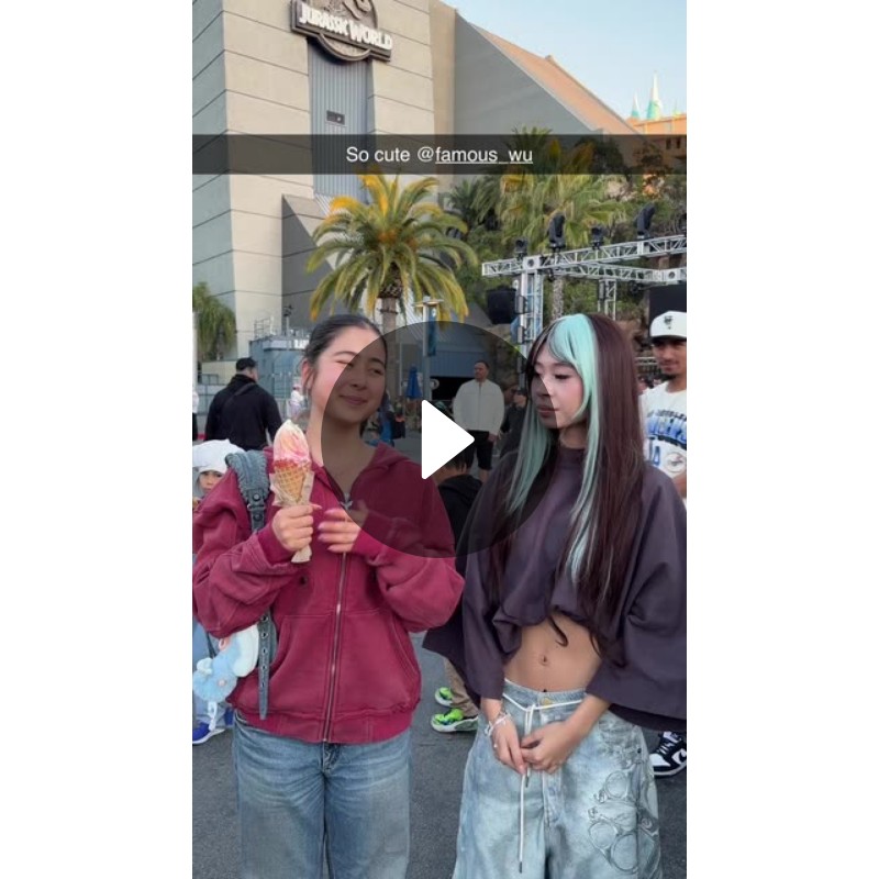 So cute @famous_wu | Spotlight on Snapchat