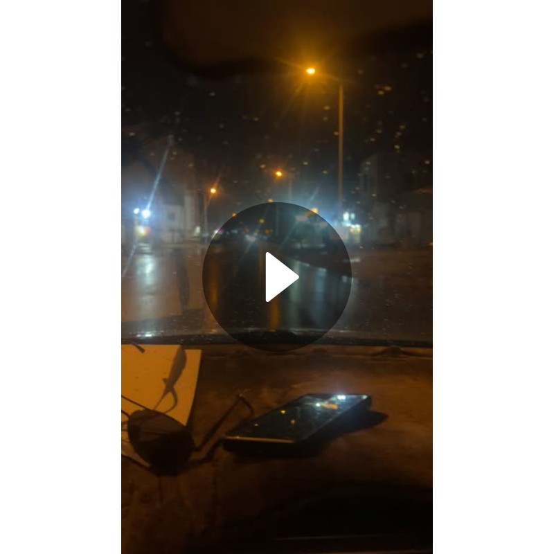 Rainy weather captured via dashcam footage. | Ahmed Yeslem (@yeslemtk ...