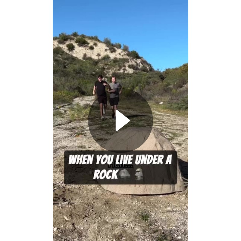 When you live under a rock🪨🗿 | Spotlight on Snapchat