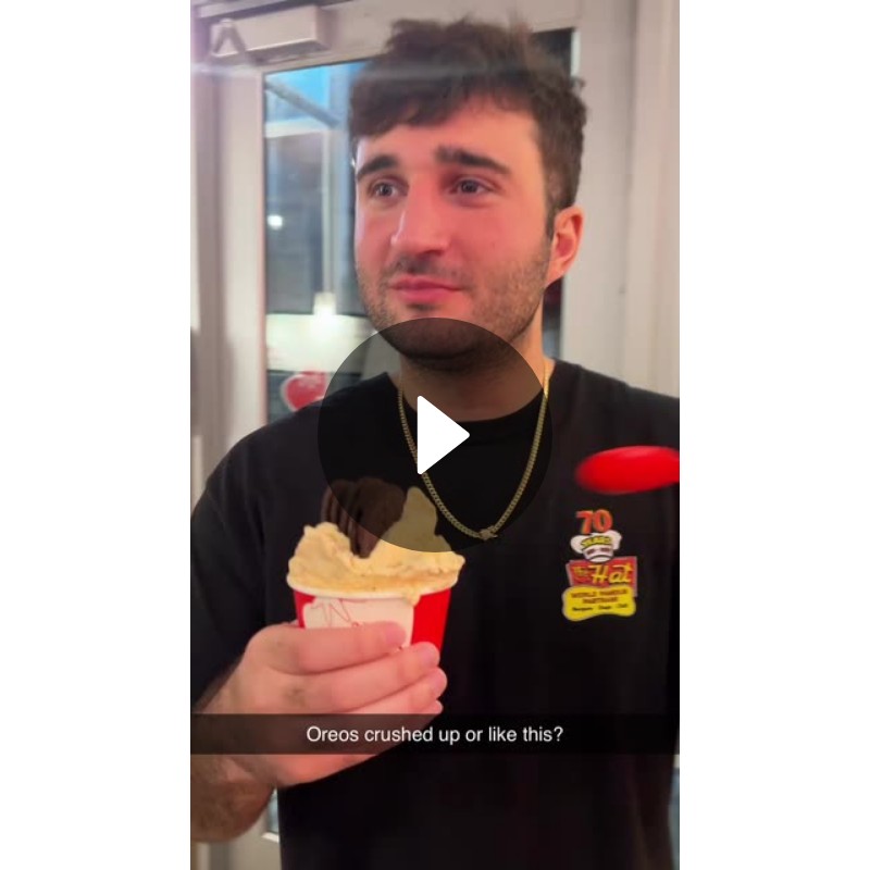 Oreos crushed up or like this? | Spotlight on Snapchat Oreos crushed up or like this? | Spotlight on Snapchat