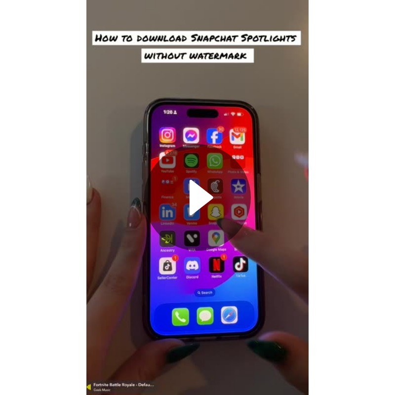 How to download Snapchat Spotlights without watermark | Spotlight on Snapchat