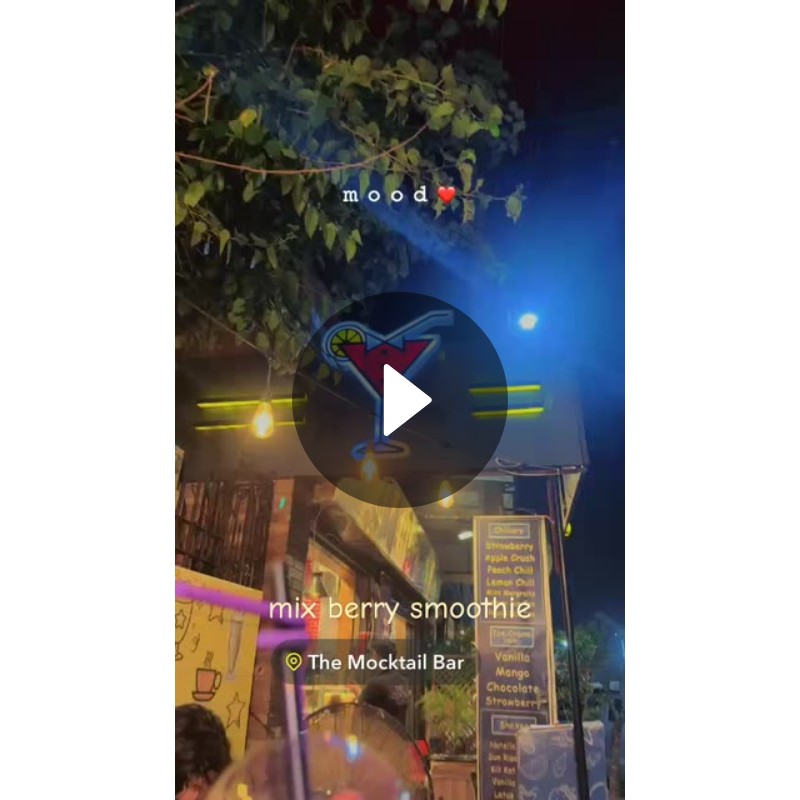 mix berry smoothie | Our Story on Snapchat