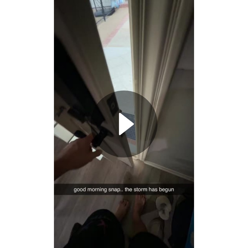 good morning snap.. the storm has begun | Spotlight on Snapchat