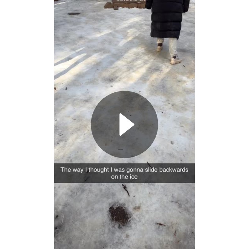 The way I thought I was gonna slide backwards on the ice | Spotlight on ...