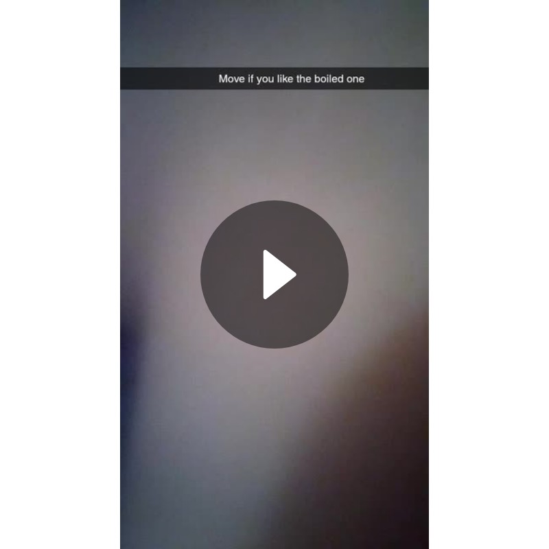 Move if you like the boiled one | Spotlight on Snapchat
