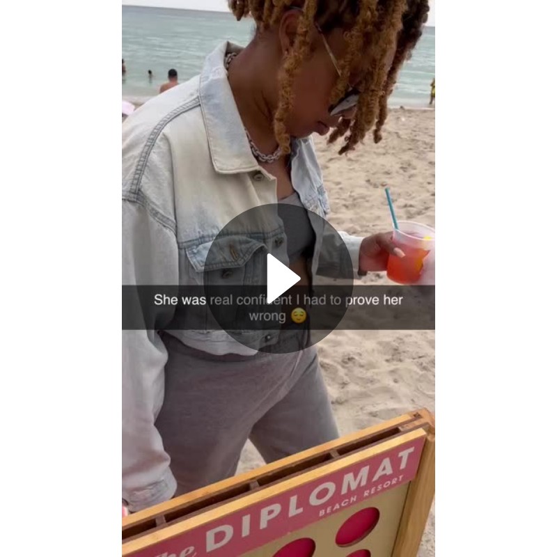 She was real confident I had to prove her wrong 😌 | Spotlight on Snapchat