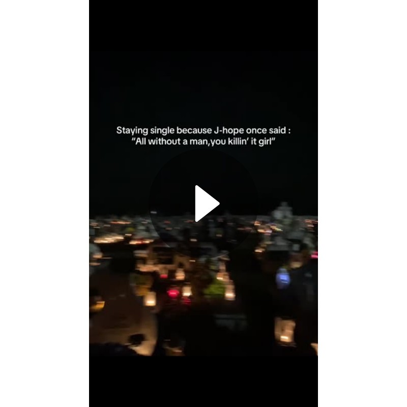 Staying Single After J-Hope's 'It Girl' Quote | Night View & Reflection ...