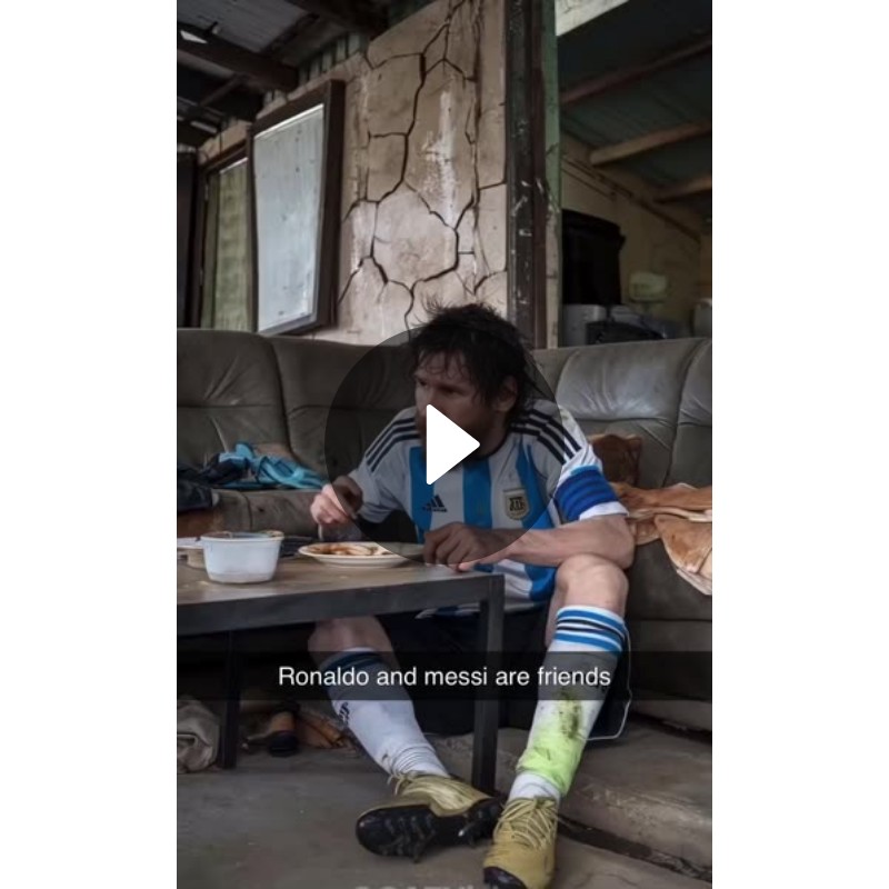 Ronaldo and messi are friends | Spotlight on Snapchat