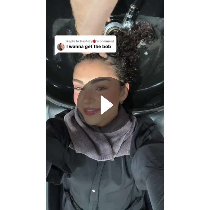 Ashley LaMarca Gets a New Bob Cut & Long Waves | Hair Transformation ...