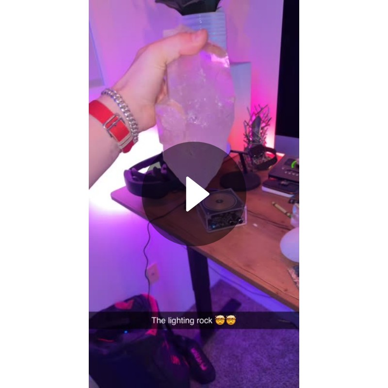 The lighting rock 🤯🤯 | Spotlight on Snapchat