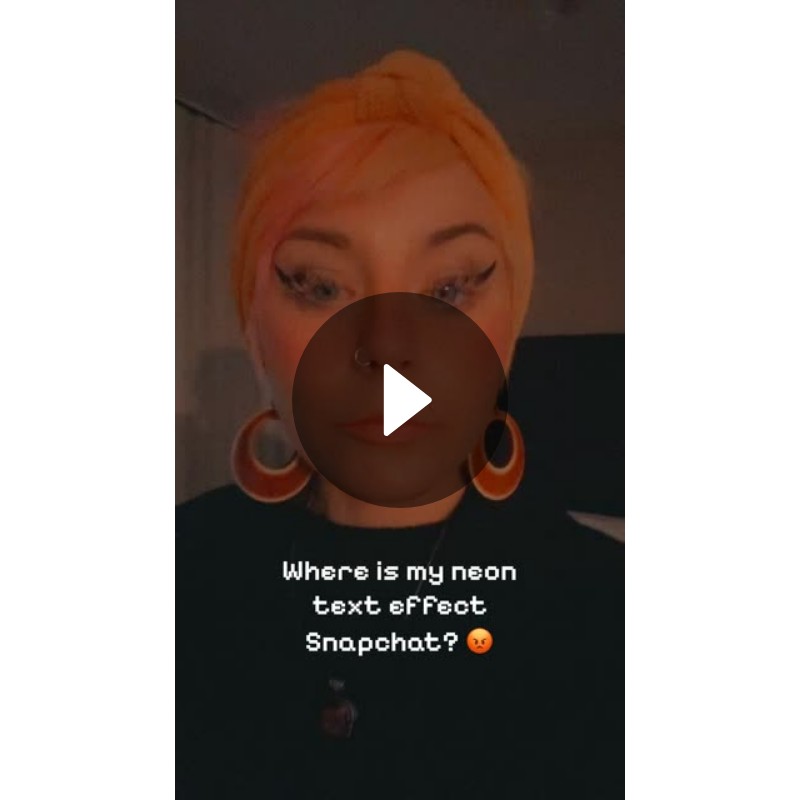 Where is my neon text effect Snapchat? 😡 | Spotlight on Snapchat