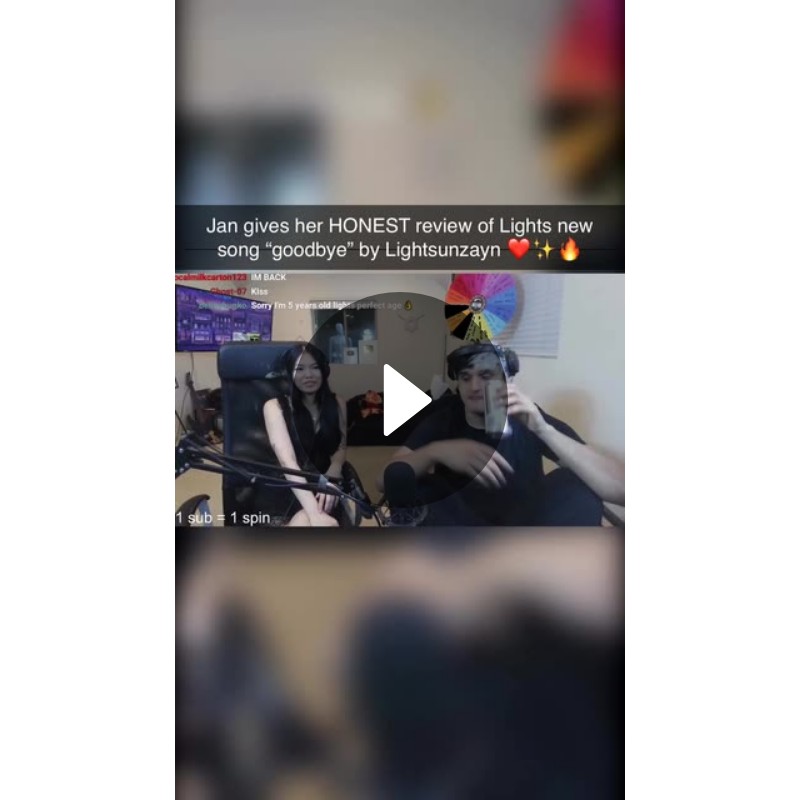 Jan gives her HONEST review of Lights new song “goodbye” by Lightsunzayn ️ 🔥 | Spotlight on Snapchat