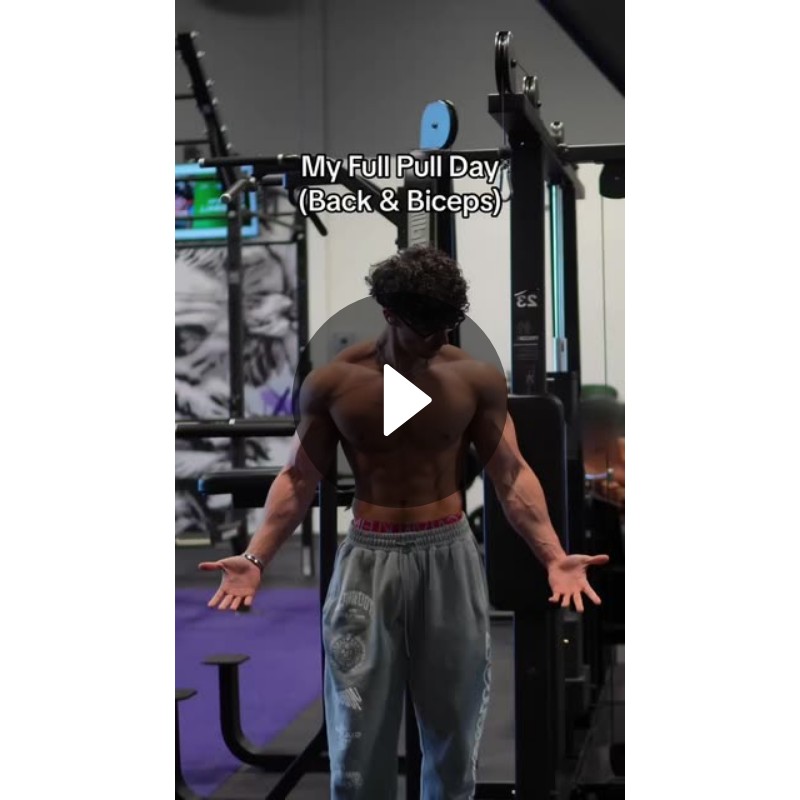 Hussein's Full Pull Day: Back & Biceps Workout Routine | Video by ...