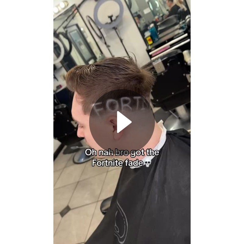 Fortnite Fade Haircut Trend | How to Get the Fortnite Logo Shaved into ...