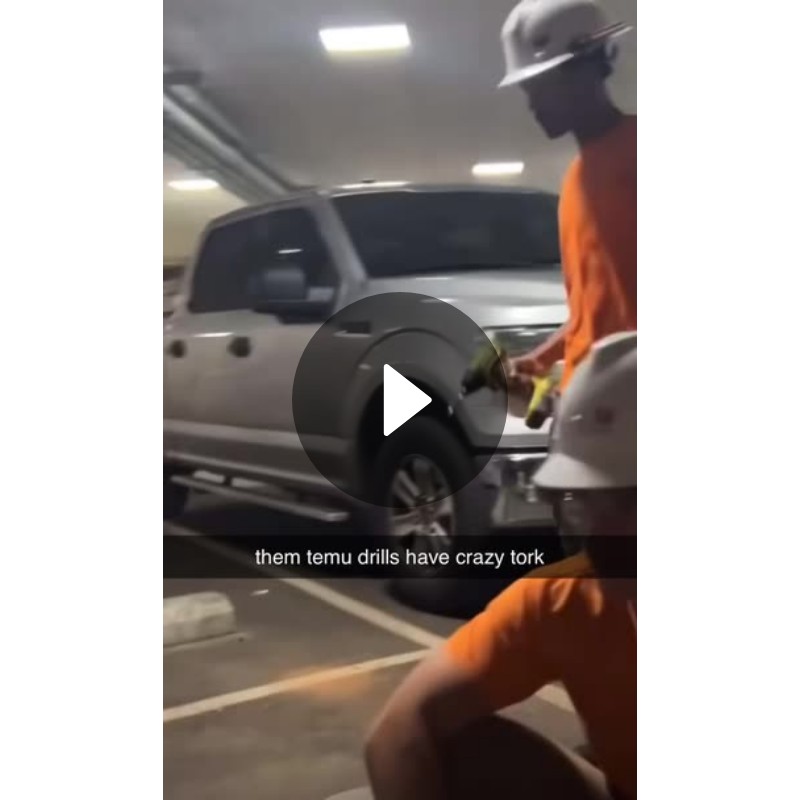 them temu drills have crazy tork | Spotlight on Snapchat