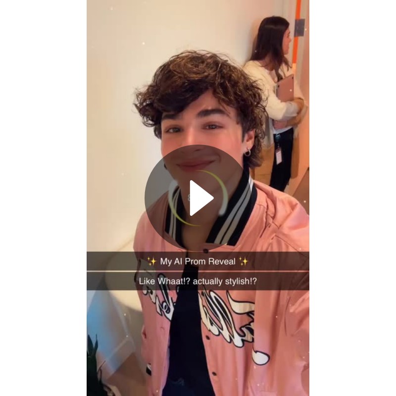 My AI Prom Reveal | Like Whaat!? actually stylish!? | Spotlight on Snapchat