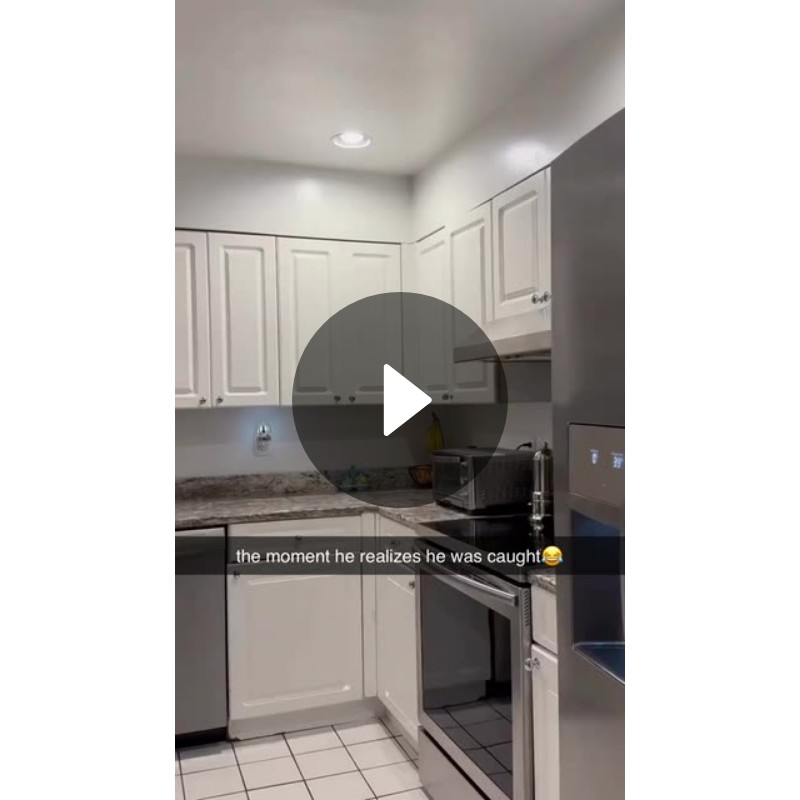 the moment he realizes he was caught😂 | Spotlight on Snapchat