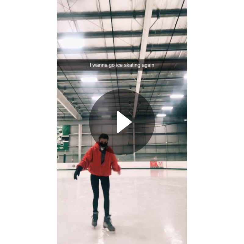 I wanna go ice skating again | Spotlight on Snapchat