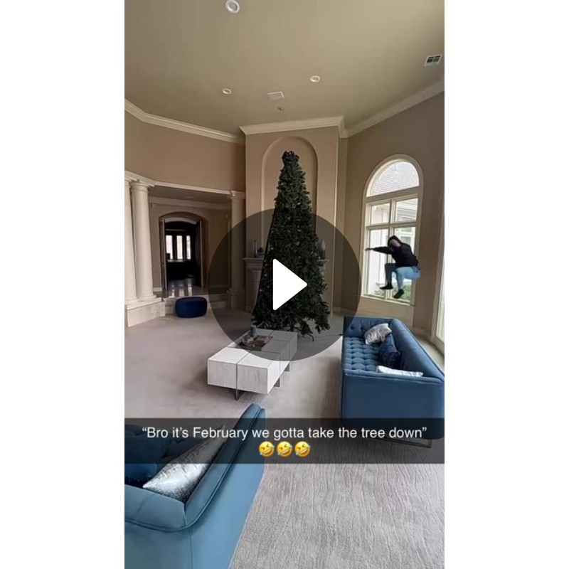 “Bro it’s February we gotta take the tree down” 🤣🤣🤣 | Spotlight on Snapchat