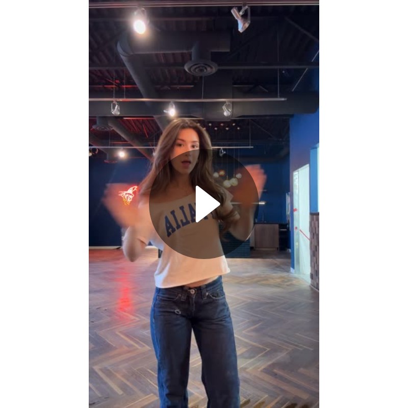 Giulia Bruno's Dynamic Dance Routine in a Modern Studio | Video by ...