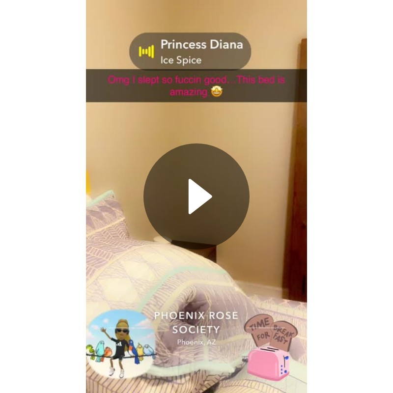 Omg I slept so fuccin good…This bed is amazing 🤩 | Spotlight on Snapchat