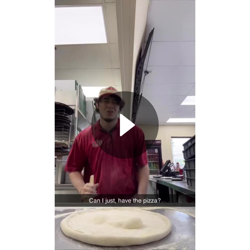 Can I just, have the pizza? | Spotlight on Snapchat